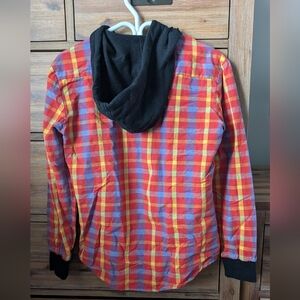 Drop Dead | Shirts | Drop Dead Plaid Buttonup Hoodie With Black Pocket ...